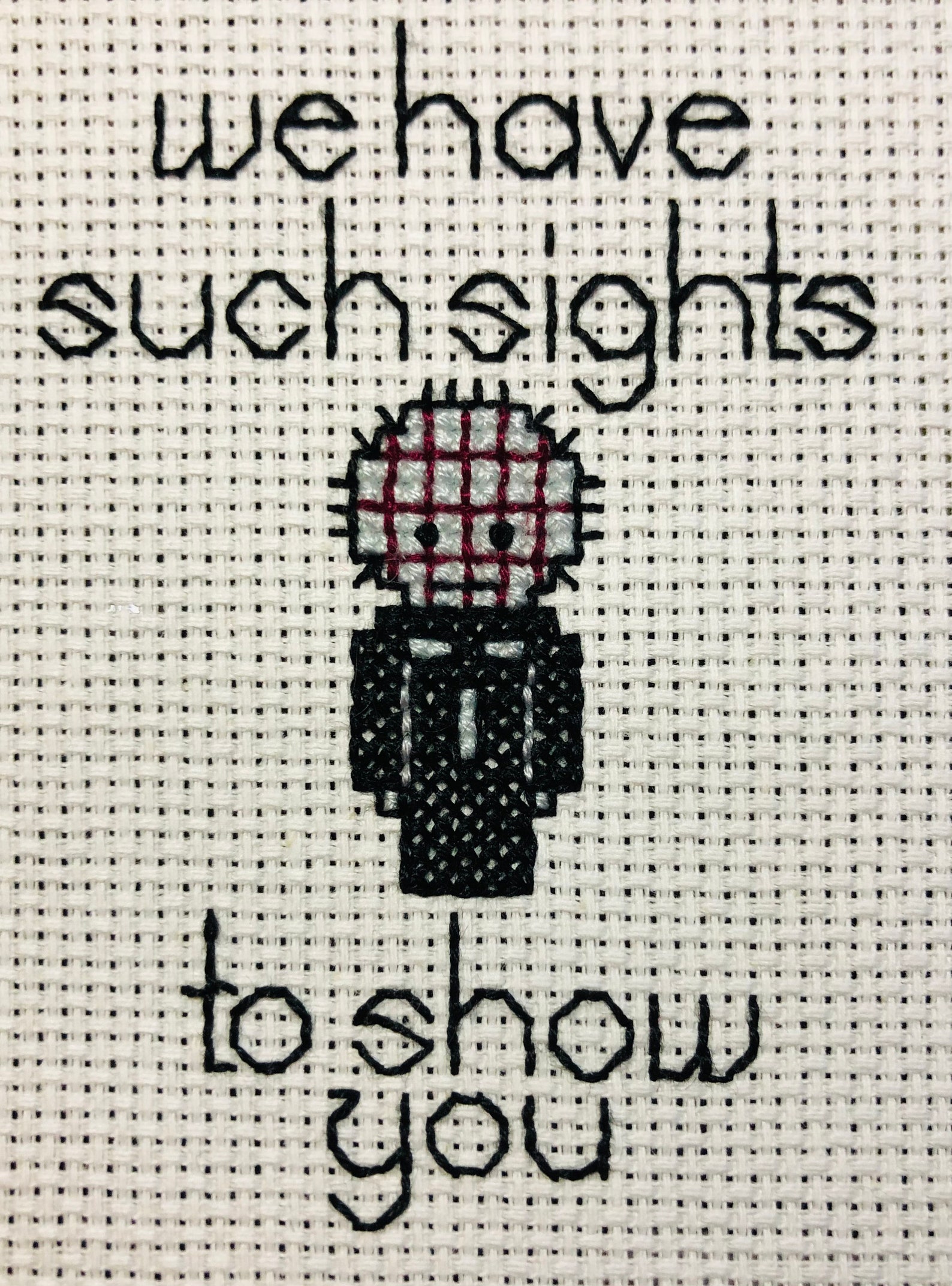 Pinhead (hellraiser) Cross Stitch Pattern - Etsy