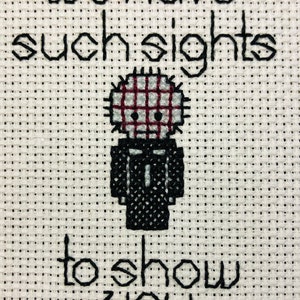 Pinhead (hellraiser) Cross Stitch Pattern - Etsy