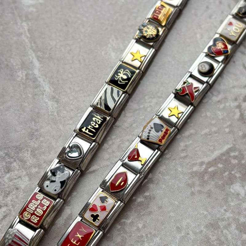 Italian Bracelet Charms - Etsy
