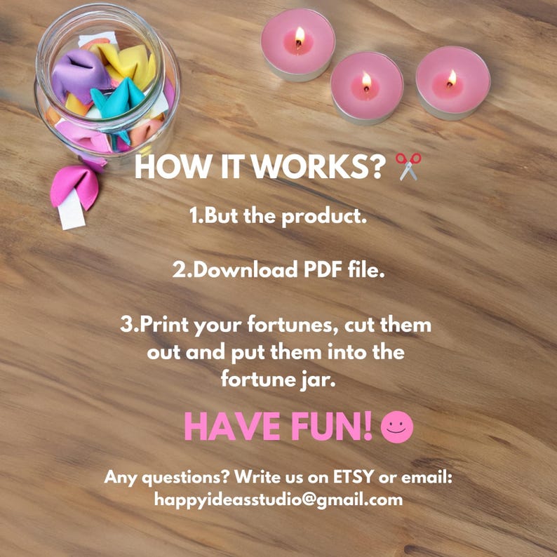 Funny Fortune Jar Notes – 365+ Daily Messages | Printable Gift, Party ...