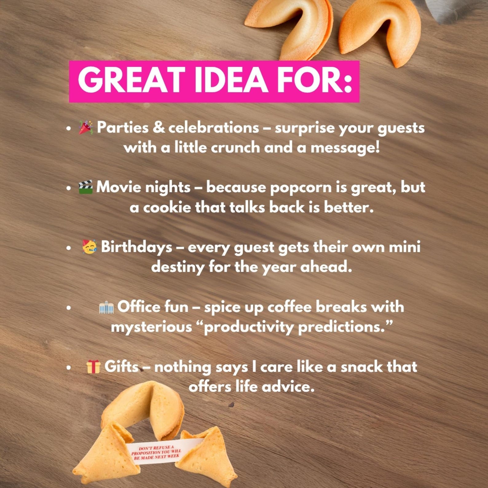 Funny Fortune Jar Notes – 365+ Daily Messages | Printable Gift, Party ...