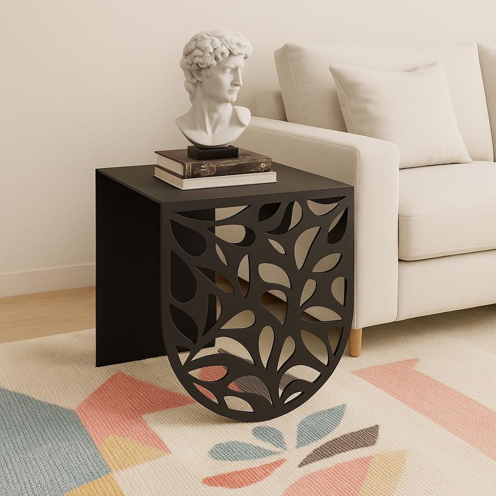 Coffee Table - Laser Cut - Side Table - Living Room Furniture - Metal ...