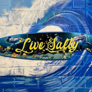 Surfboard Ocean Theme Wall Hanging, Tropical Decor, Wall Art ...