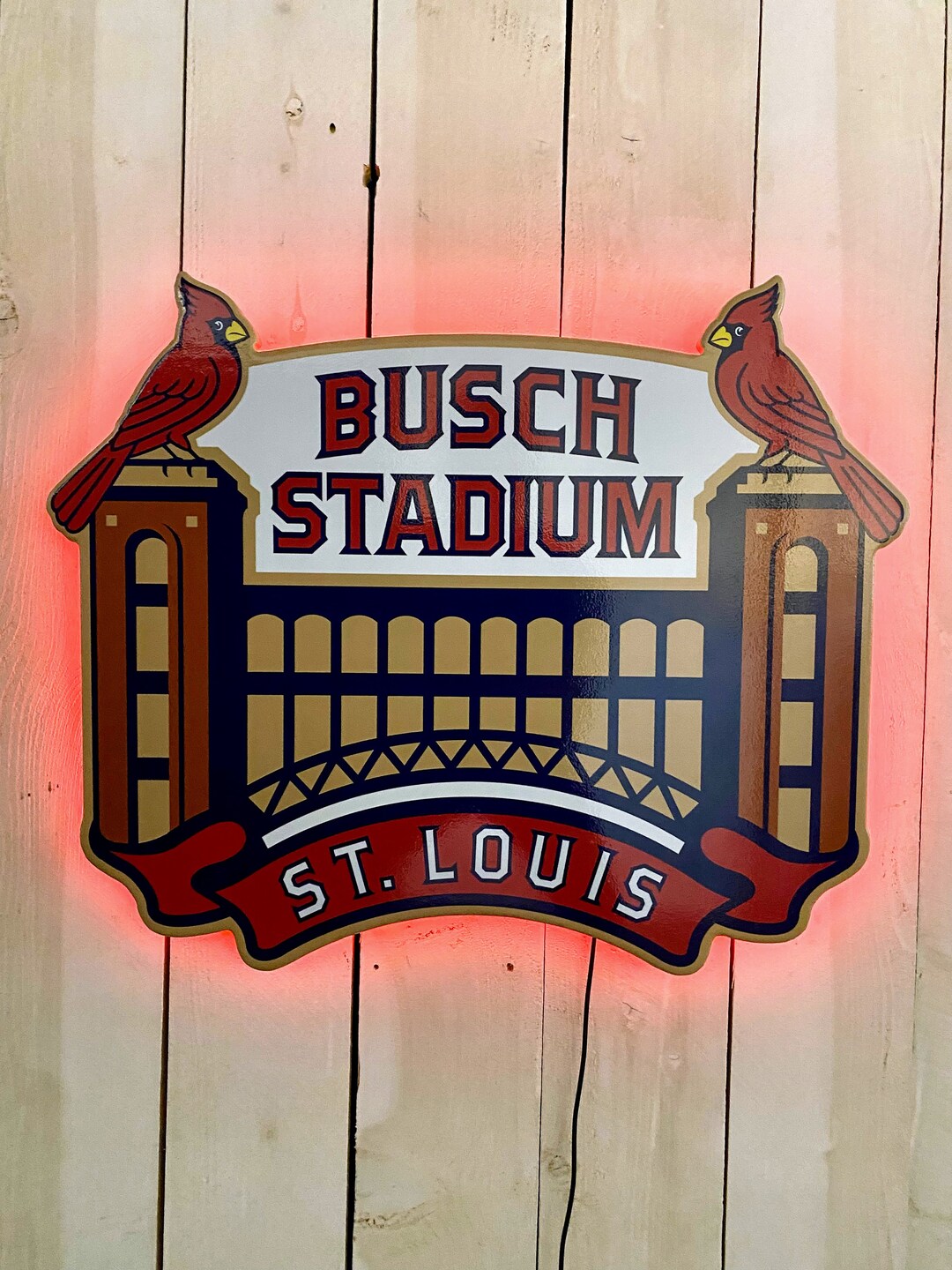 Custom Signs, LED Lighted Signs, Busch Stadium Sign, Business Signs ...
