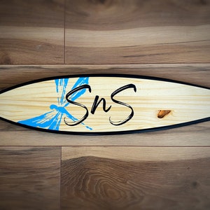 Surfboard Wall Decor, Personalized Name Surfboard Signs, Surfboard Wall ...