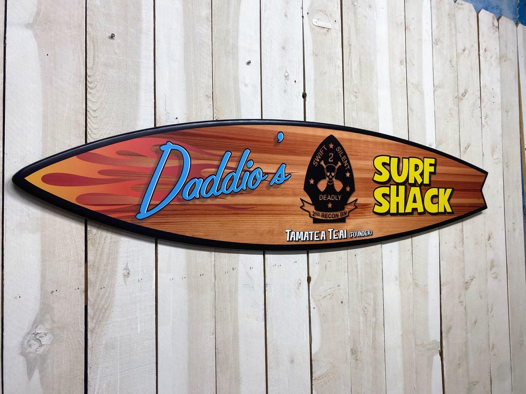 Surfboard Signs, Surfboard Custom Signs, Coastal, Beach Theme Decor ...