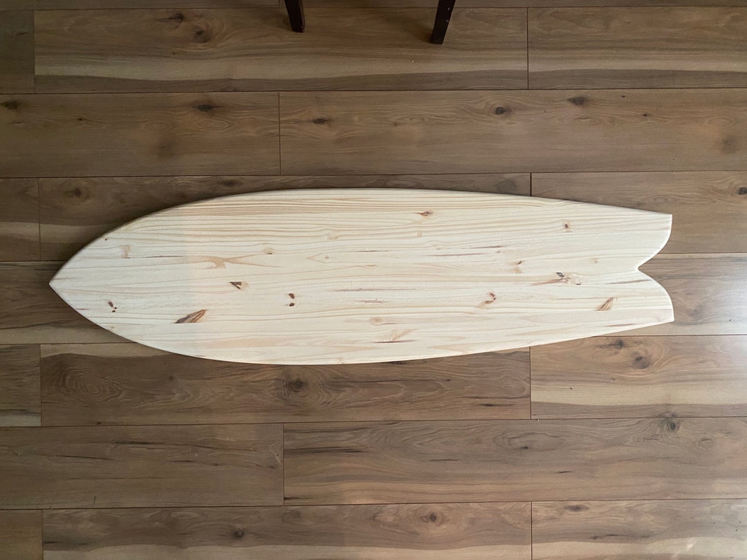 Unfinished Pine Surfboard Bar Top: DIY Tiki Bar Decor - Etsy