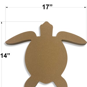 Sea Turtle DIY MDF Cut Outs - Etsy