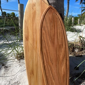 Charcuterie Board, Surfboard Food Platter, Wood Food Tray, Surfboard ...