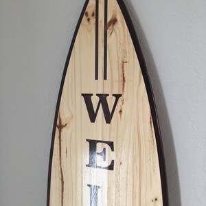 Surfboard Decor Signs, Welcome Surf Wall Decor, Custom Outdoor ...