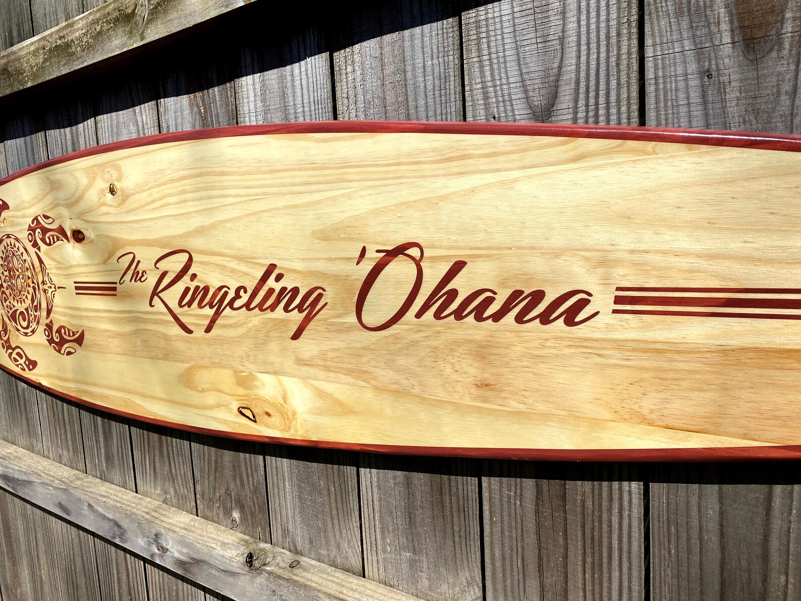 Surfboard Aloha Hawaii Surfboard Wall Art Signs Beach Tiki - Etsy