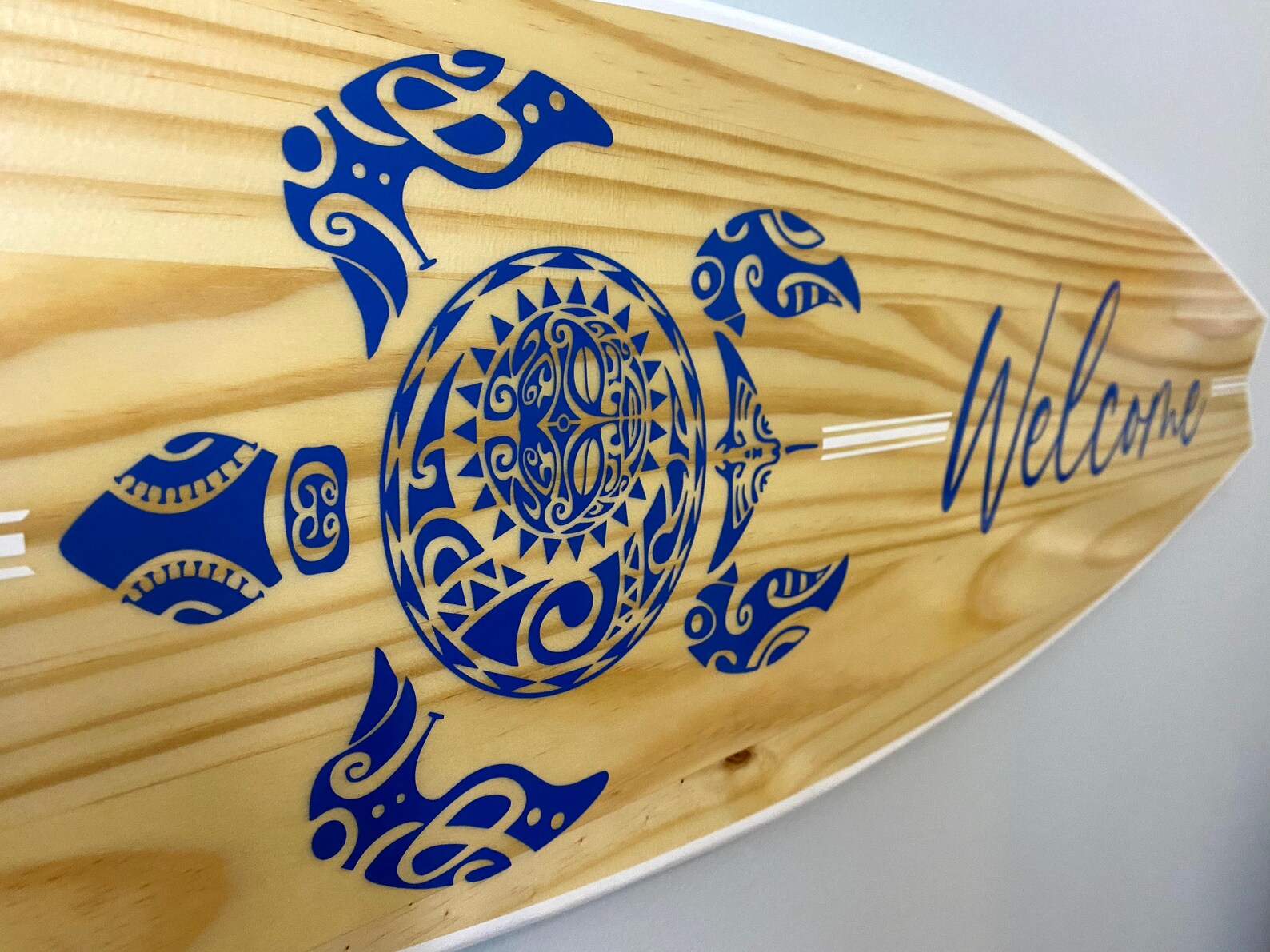 Surfboard Decor Signs Welcome Surf Wall Decor Custom Outdoor - Etsy