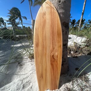 Charcuterie Board, Surfboard Food Platter, Wood Food Tray, Surfboard ...