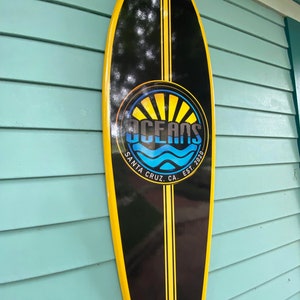 Personalized Surfboard Logo Sign: Beach Business Signage, Coastal Decor ...