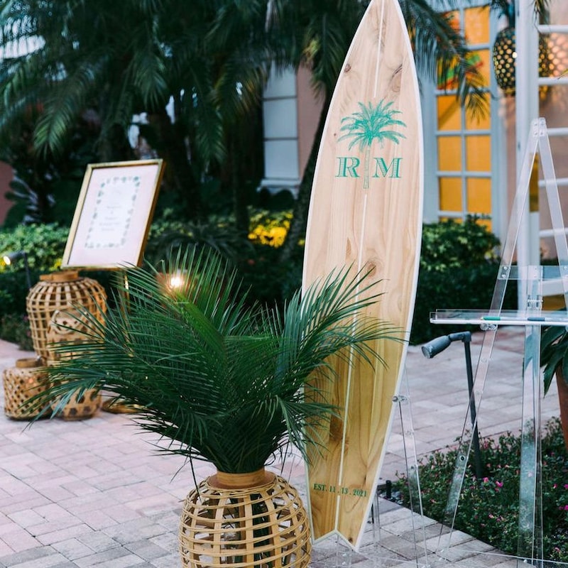 Wedding Welcome Surfboard - Etsy
