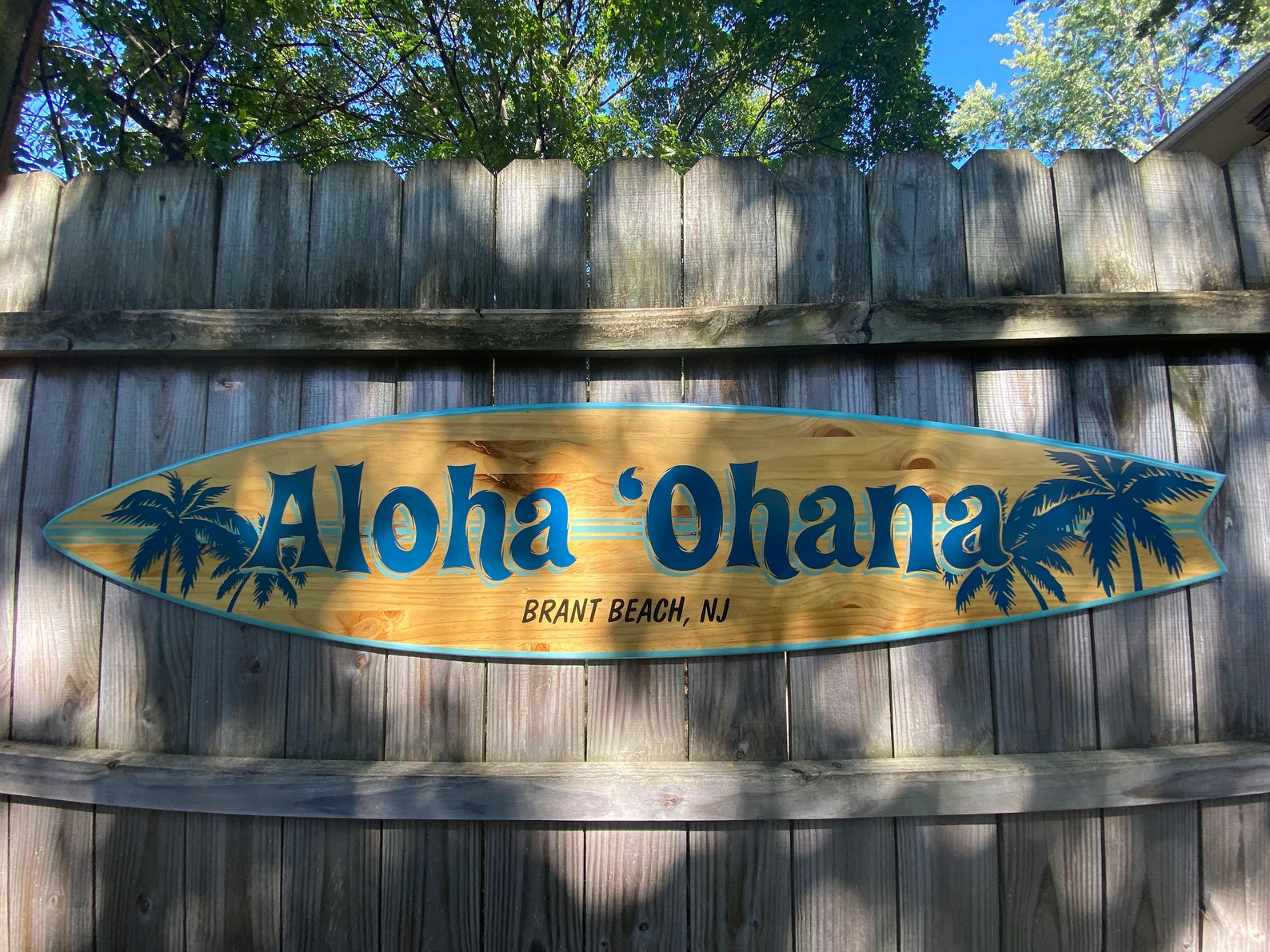 Surfboard Aloha Hawaii Surfboard Wall Art Signs Beach Tiki - Etsy