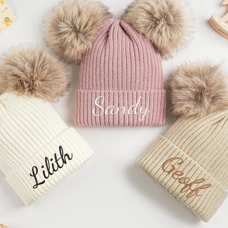 Custom Kids Puff Hats - Etsy UK