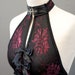 Satin Lace Halterneck Backless Crop Top Goth Small to Plus Size - Etsy