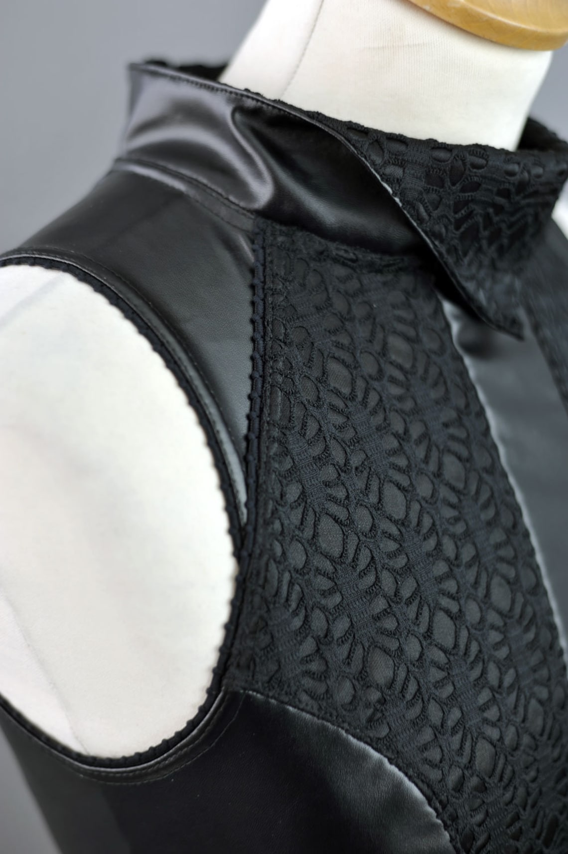 Cyberpunk PVC Crop Top Modern Futuristic Sleeveless Vest - Etsy