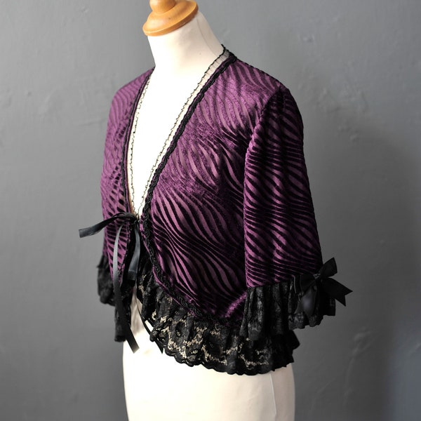 Purple Lace Bolero - Etsy