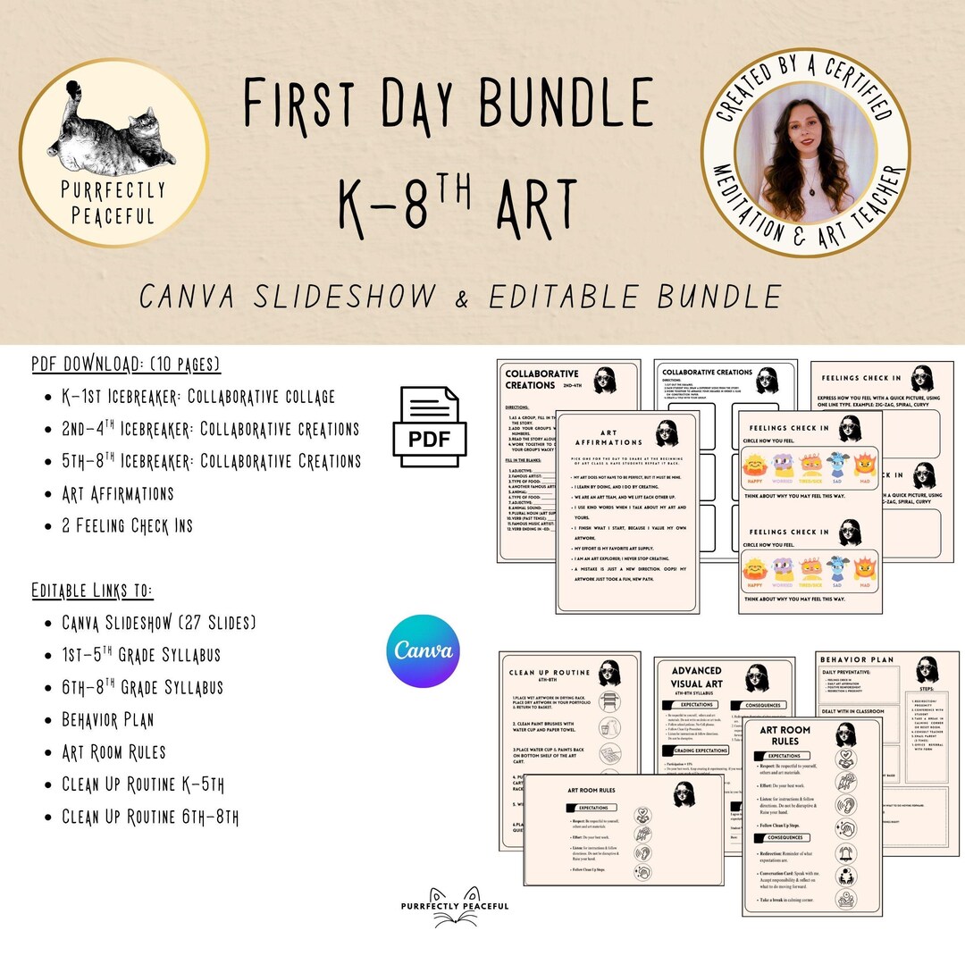 First Day Bundle, Icebreaker, Syllabus, Classroom Rules, Back to School ...