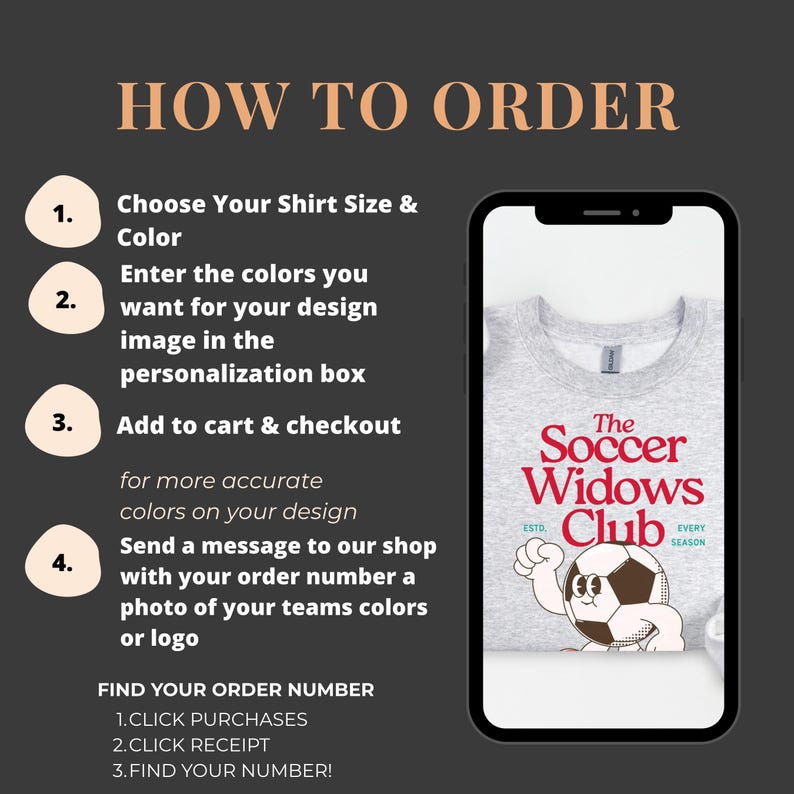 Custom Soccer Wives Crewneck Sweatshirt: Soccer Widows Club Sweashirt ...