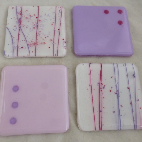 Fused Glass Coasters - Etsy