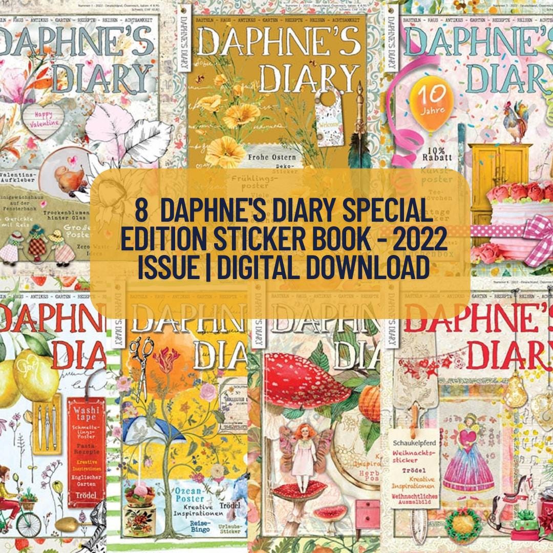 Daphne's Diary 2022 Magazine Bundle, Art & Craft Workbook - Etsy