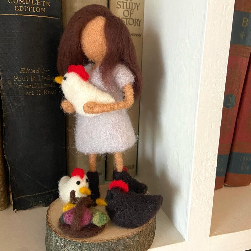 Needle Felted Figure - Etsy