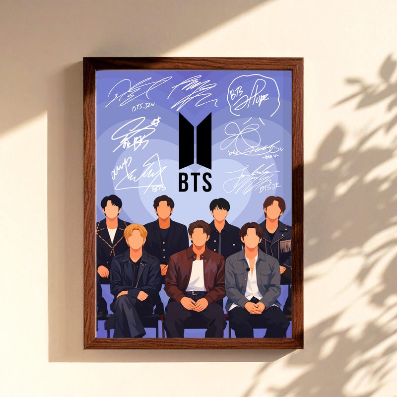 Bts Poster - Etsy