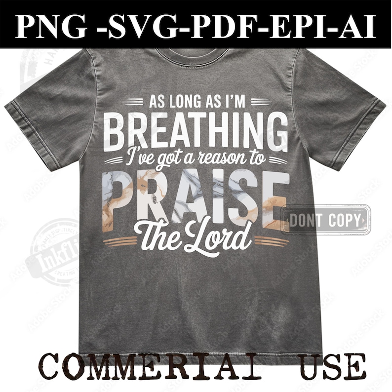 Praise the Lord Shirt Design, Christian Camo Graphic (digital Download ...