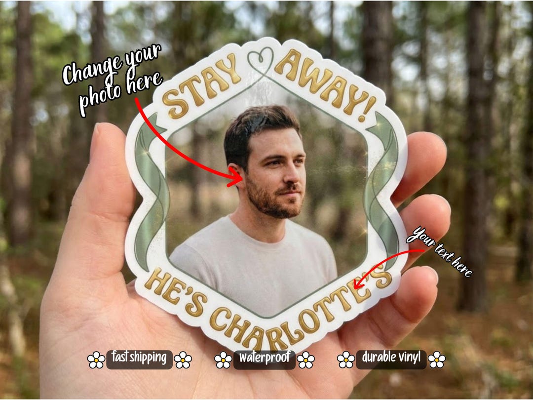 Custom Photo Sticker, Funny Boyfriend Gift, Personalized Face Decal ...
