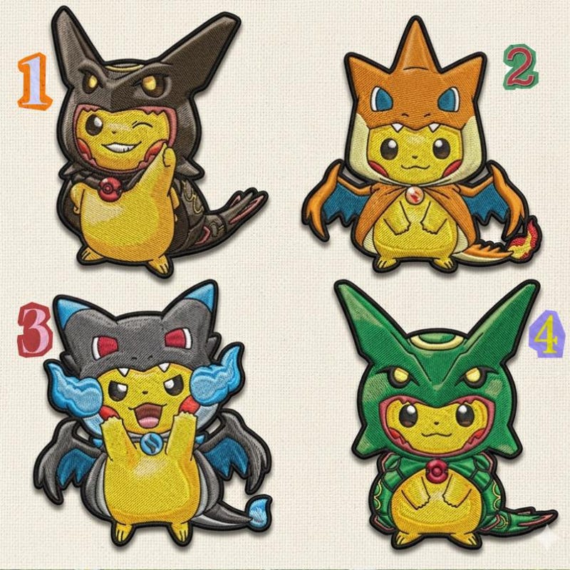 Rayquaza Pikachu Poncho - Etsy
