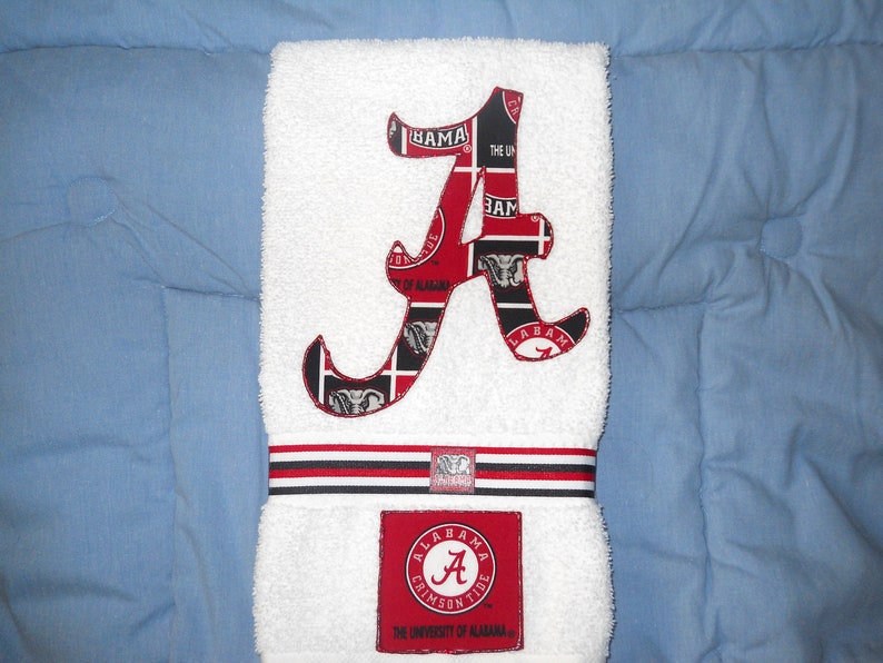 Alabama Crimson Tide Hand Towel for Bathroom, Kitchen, Bar, or Grill - Etsy