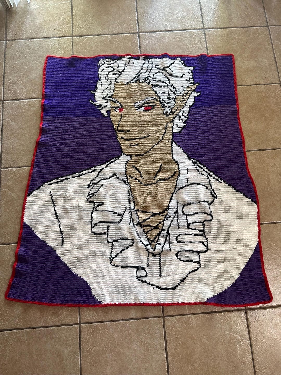 Astarion Crochet Blanket (pattern Only) - Etsy