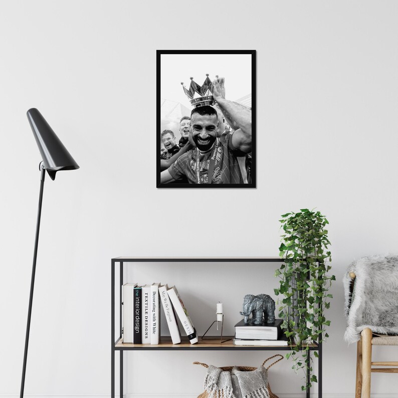 Mo Salah Poster, Inspirational Wall Art, Football Poster, Soccer Wall ...