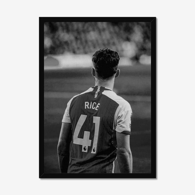 Declan Rice Poster, Declan Rice Wall Art, Football Poster, Soccer Wall ...