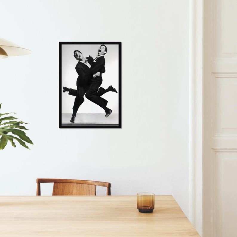 Vintage Dean Martin Jerry Lewis Poster, Jazz Blues Singer Icon Poster ...