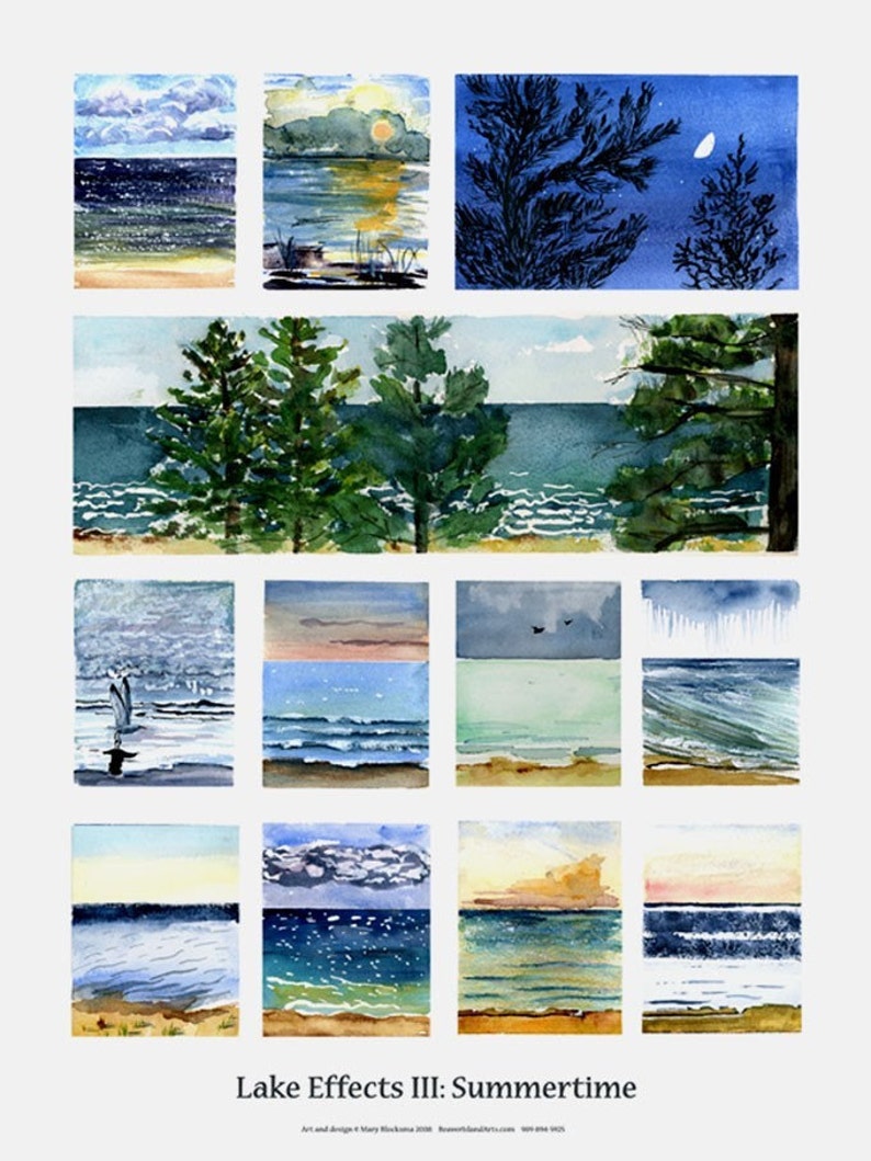 Lake Effects III Lake Michigan Poster - Etsy