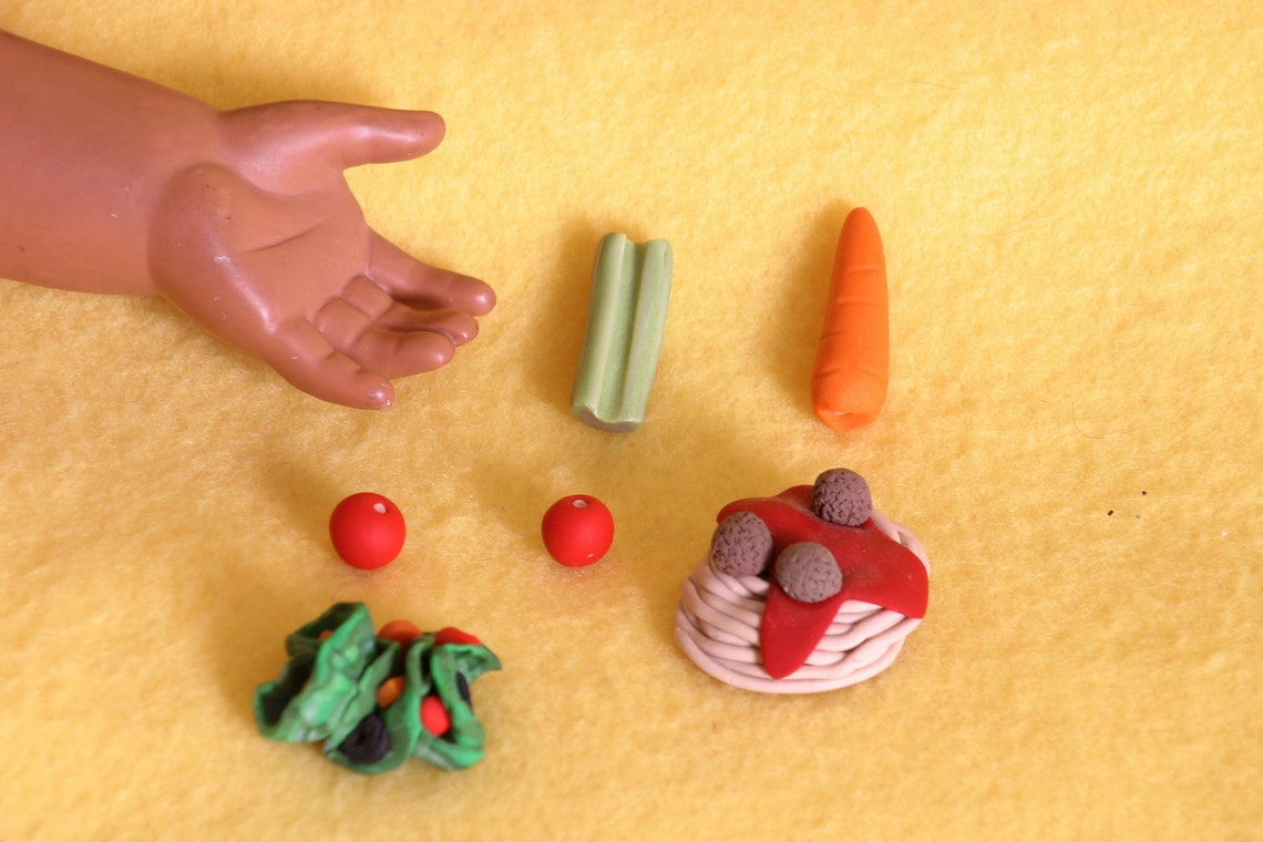 Spaghetti Dinner Doll Food for American Girl Dolls & Other 18 Dolls - Etsy