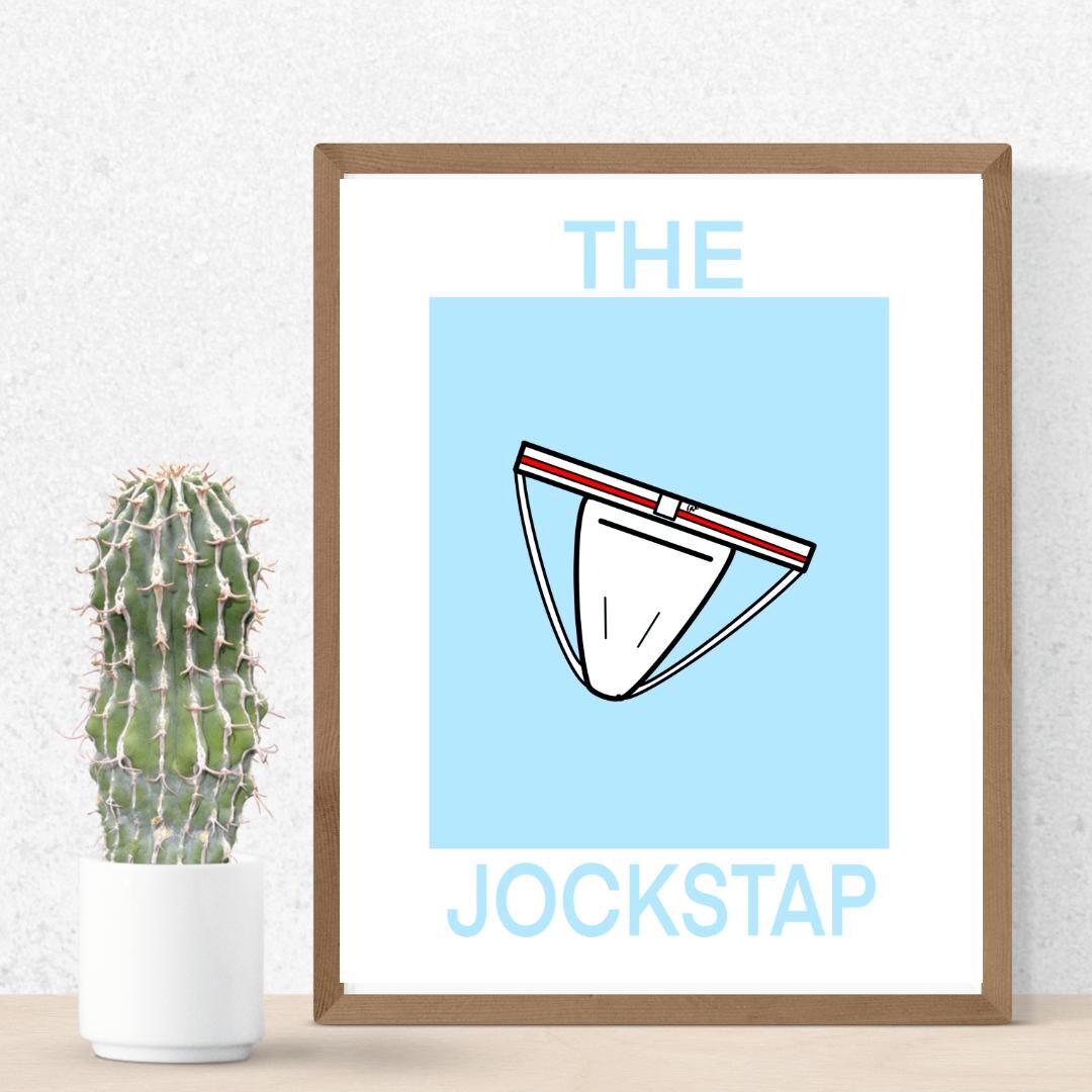 Mens Jockstrap Underwear Digital Print Minimalistic Classic Jockstrap ...