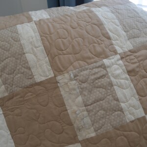 Parchment Paper - Lap Quilt - 55" X 75" - Contemporary/modern - Ready ...