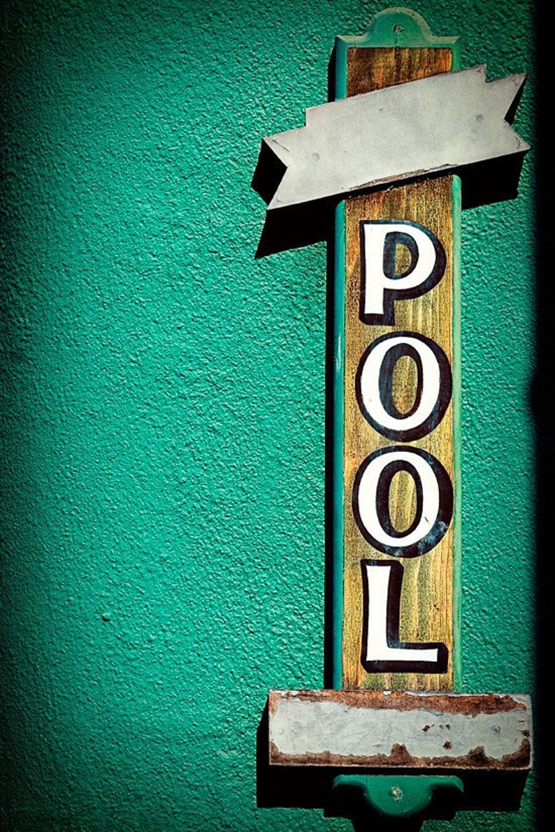 Wooden Pool Sign Game Room Decor Home Bar Decor Pool House | Etsy