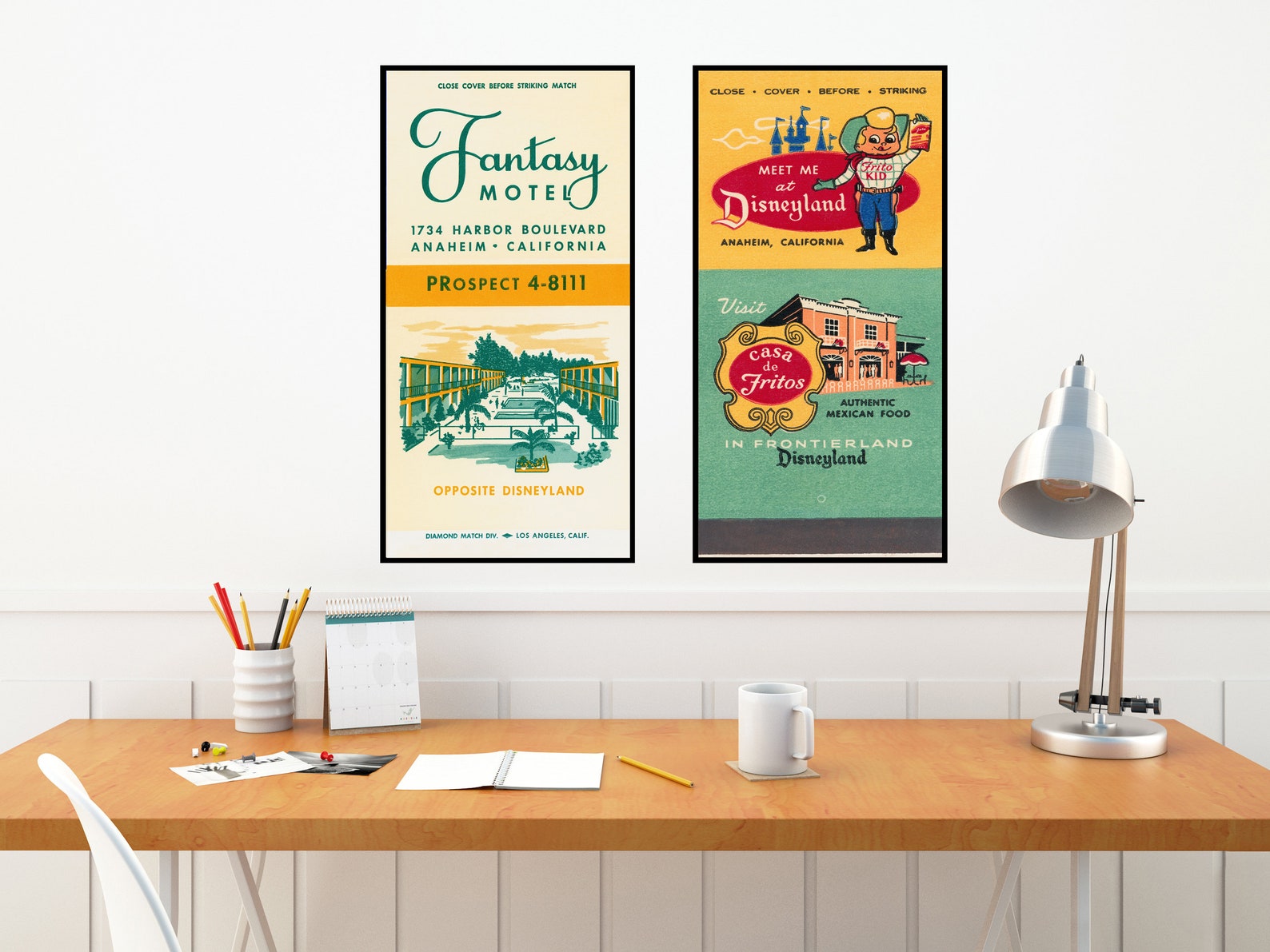 Fantasy Motel Print Theme Park Motel Art | Etsy