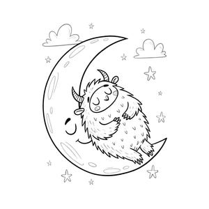 Monster Coloring Book | 20 Pages Cute Monsters for Kids | Halloween Fun ...