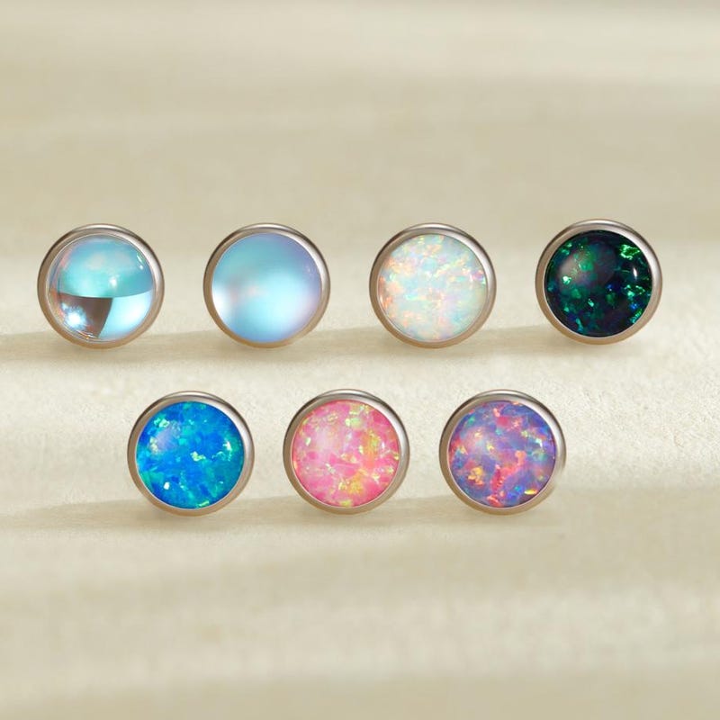 Faux Opal Jewelry Set - Etsy