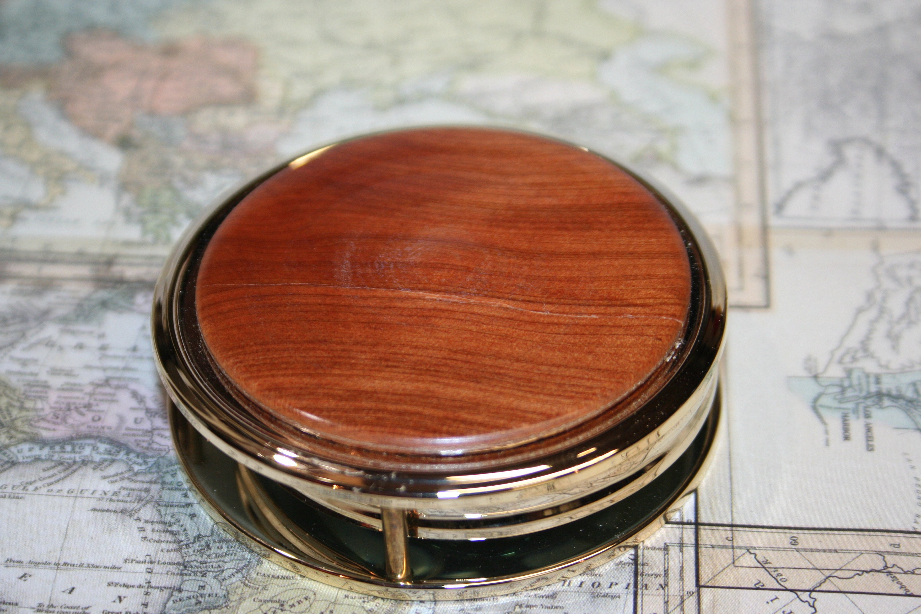 Home & Living Paperweights 24 ct Gold Plate Magnifying Glass ...