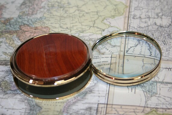 Home & Living Paperweights 24 ct Gold Plate Magnifying Glass ...