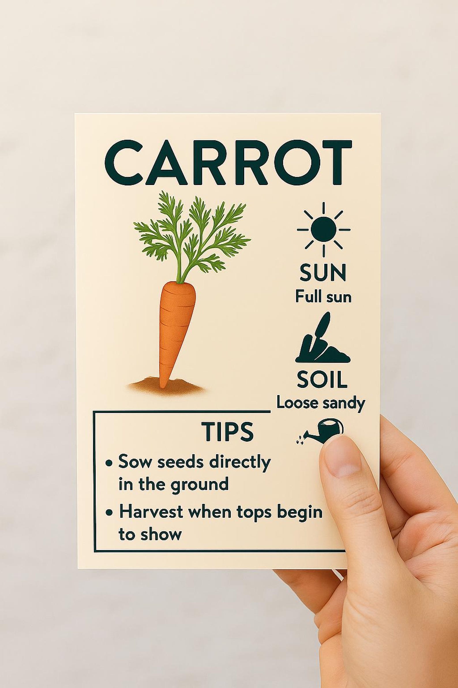 10 Essential Vegetable Growing Cards – Printable Gardening Guide ...
