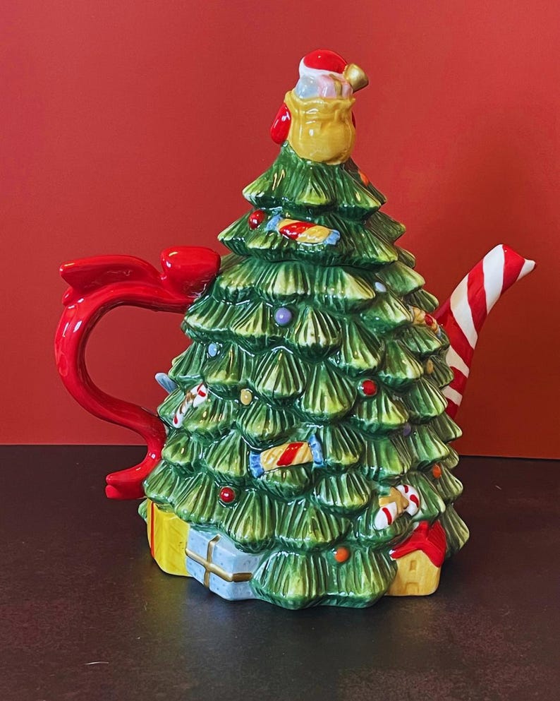 Spode 250th Anniversary Christmas Tree Teapot – Holiday Collectible ...